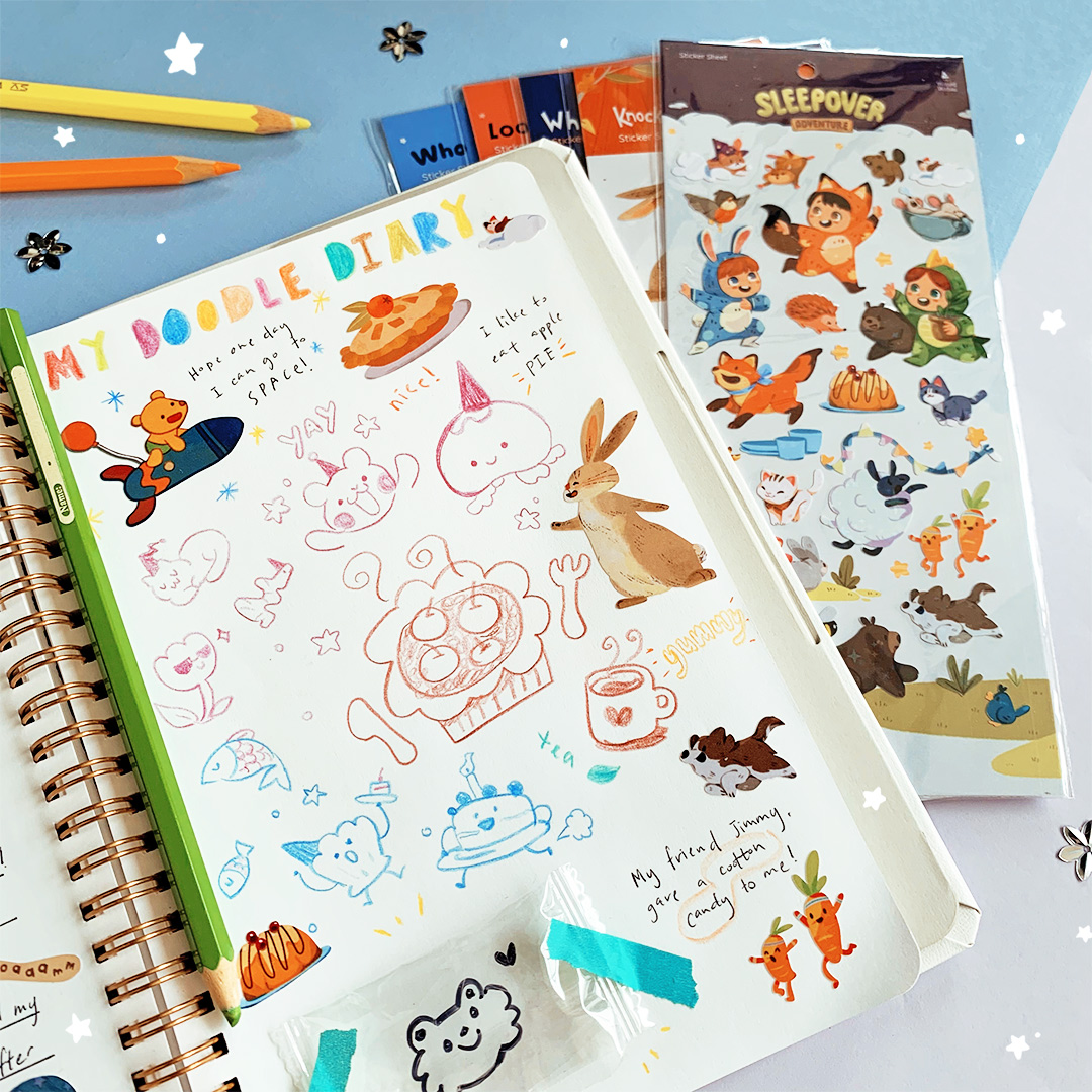 Sticker Sheet Glittering - Wizard Within