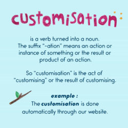 What is the Difference Between Customised, Customisation and Customise ...