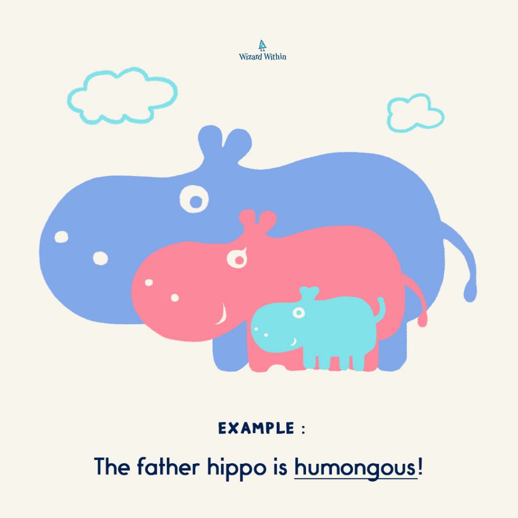 What is “Humongous”? English For Kids | Wizard Within