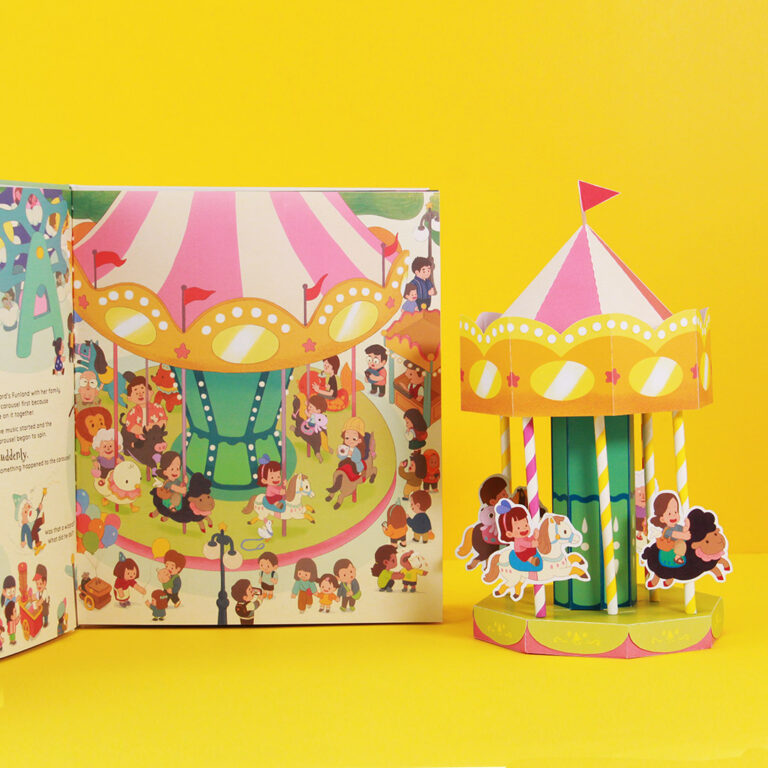 DIY Carousel Themepark Paper Craft Set - Wizard Within